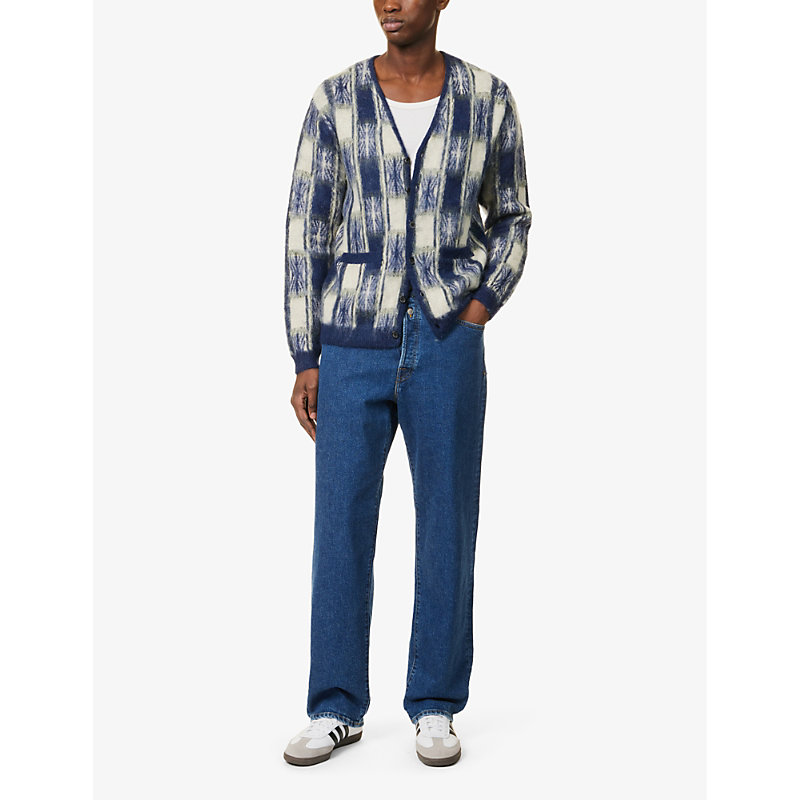 REPLAY REPLAY 9zero1 High-Rise Straight-Leg Stretch-Denim Jeans